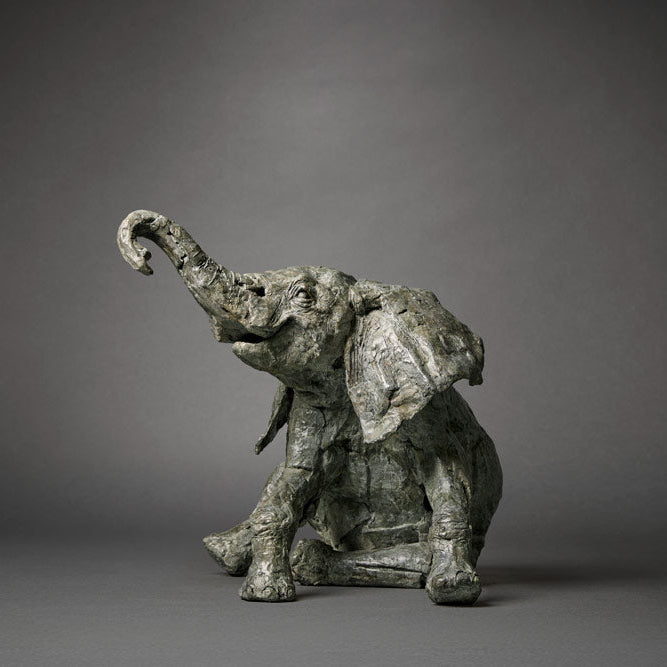 Contemporary Bronze, Stainless Steel, and Hallmarked Silver sculpture ...