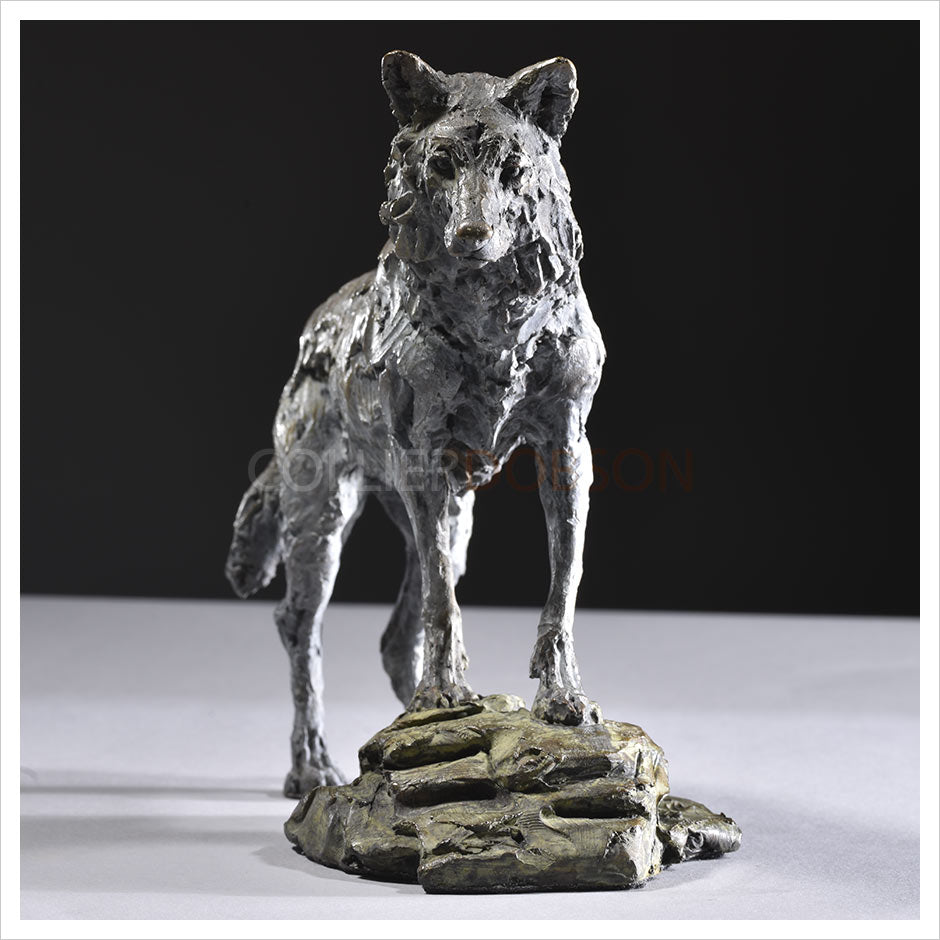 Contemporary Bronze, Stainless Steel, and Hallmarked Silver sculpture ...