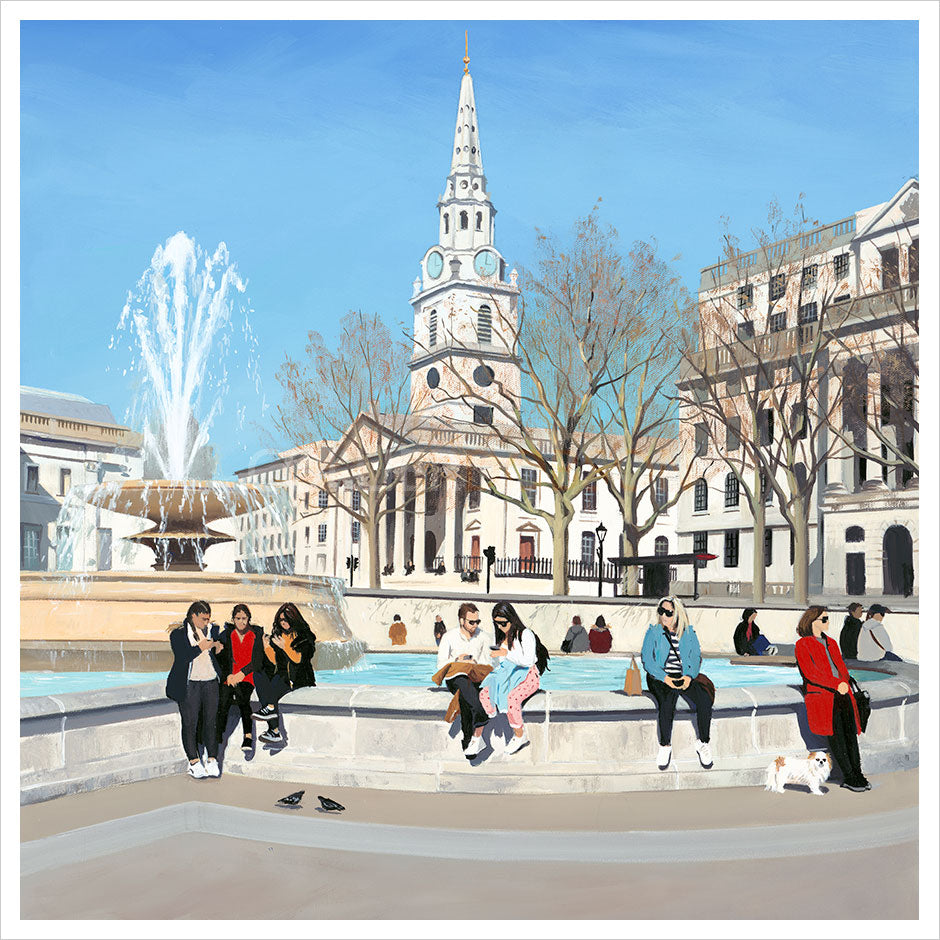 Jo Quigley, London artist, especially South Bank and Big Ben – Collier ...