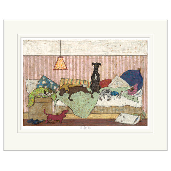 Sam Toft Limited Edition Print | Big Dog Bed – Collier & Dobson