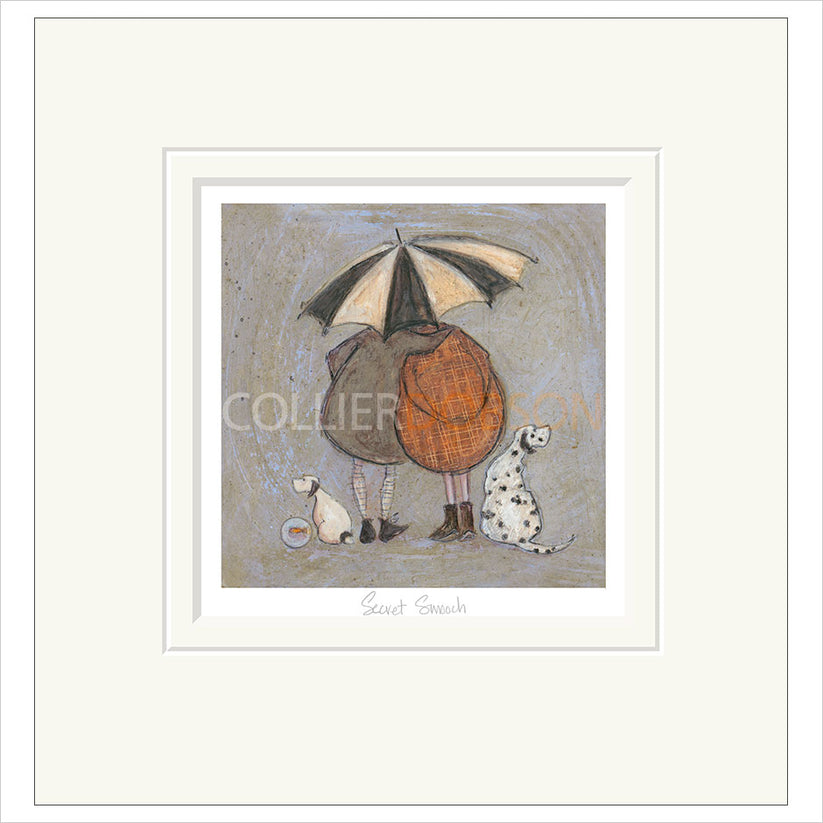 Sam Toft Limited Edition Print | Secret Smooch – Collier & Dobson